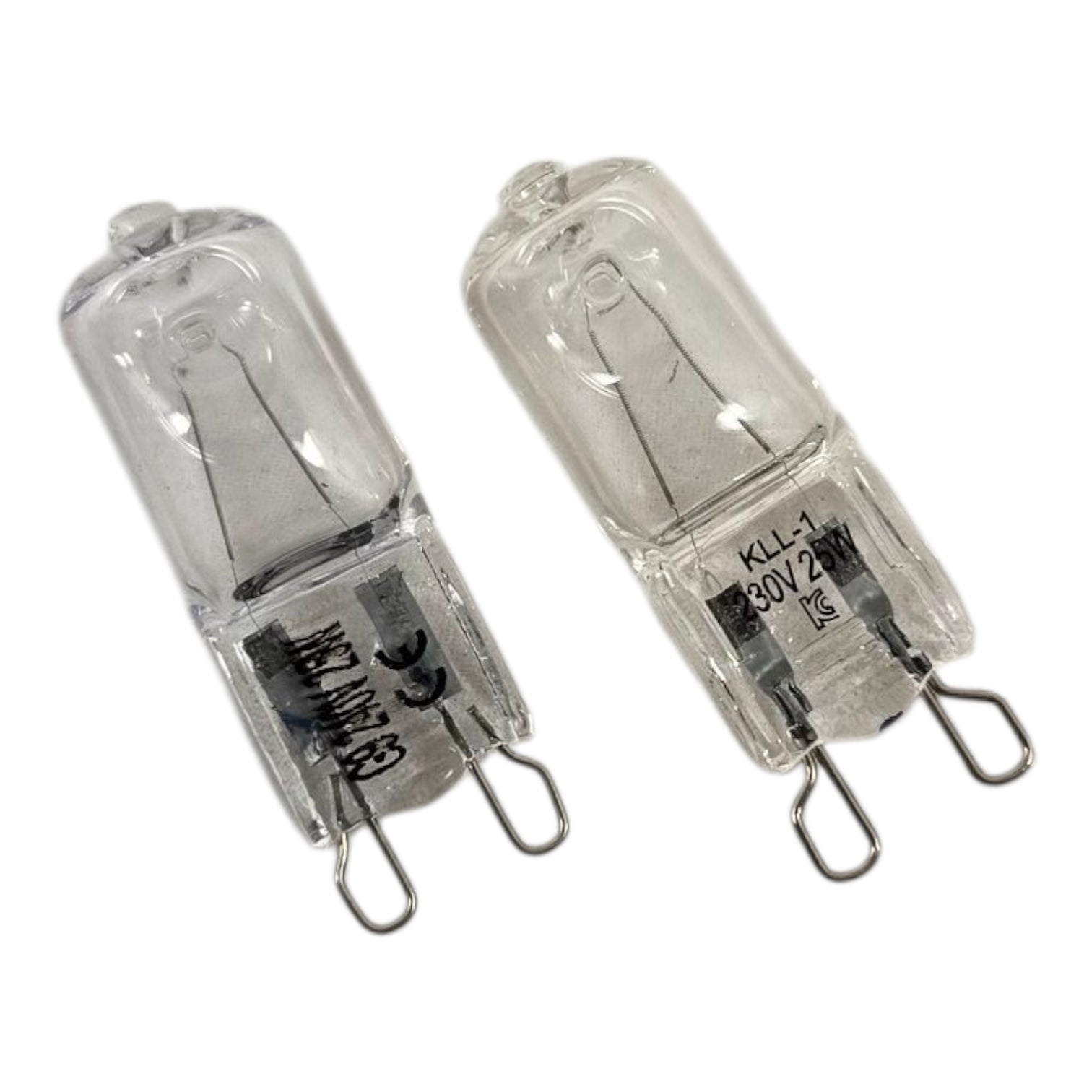 Microwave halogen lamp - G9 type, 25 watts, 230 volts, 300° - pack of