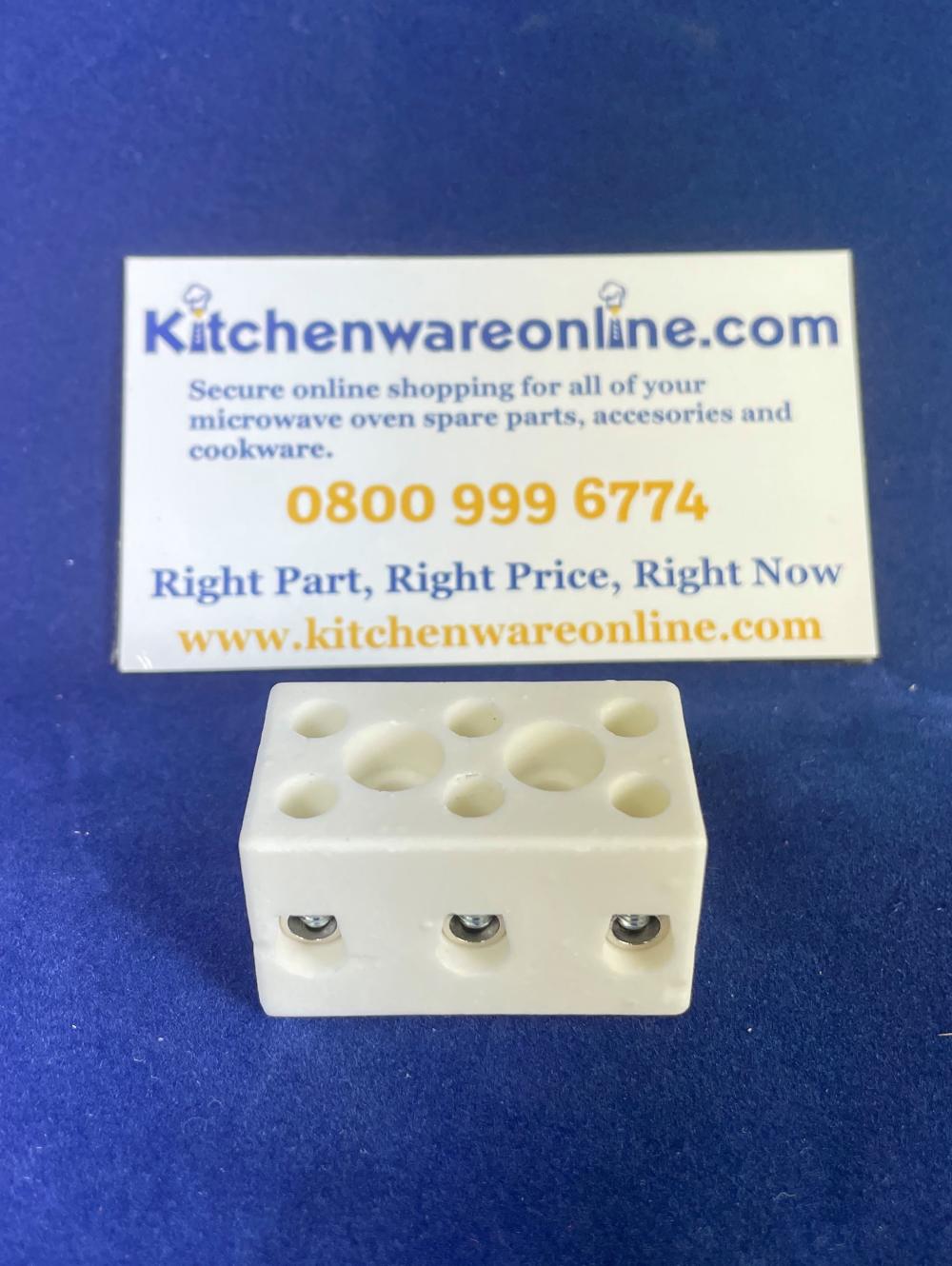 Universal 3 way terminal block 30A