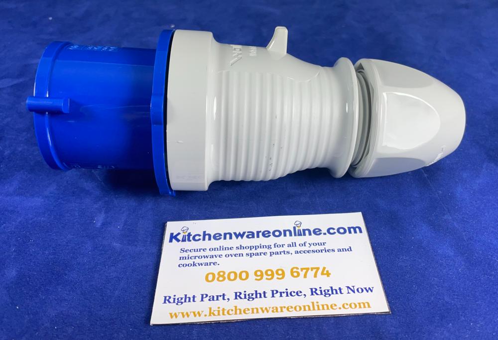 Universal 32AMP Blue 3 Pin Commando Plug